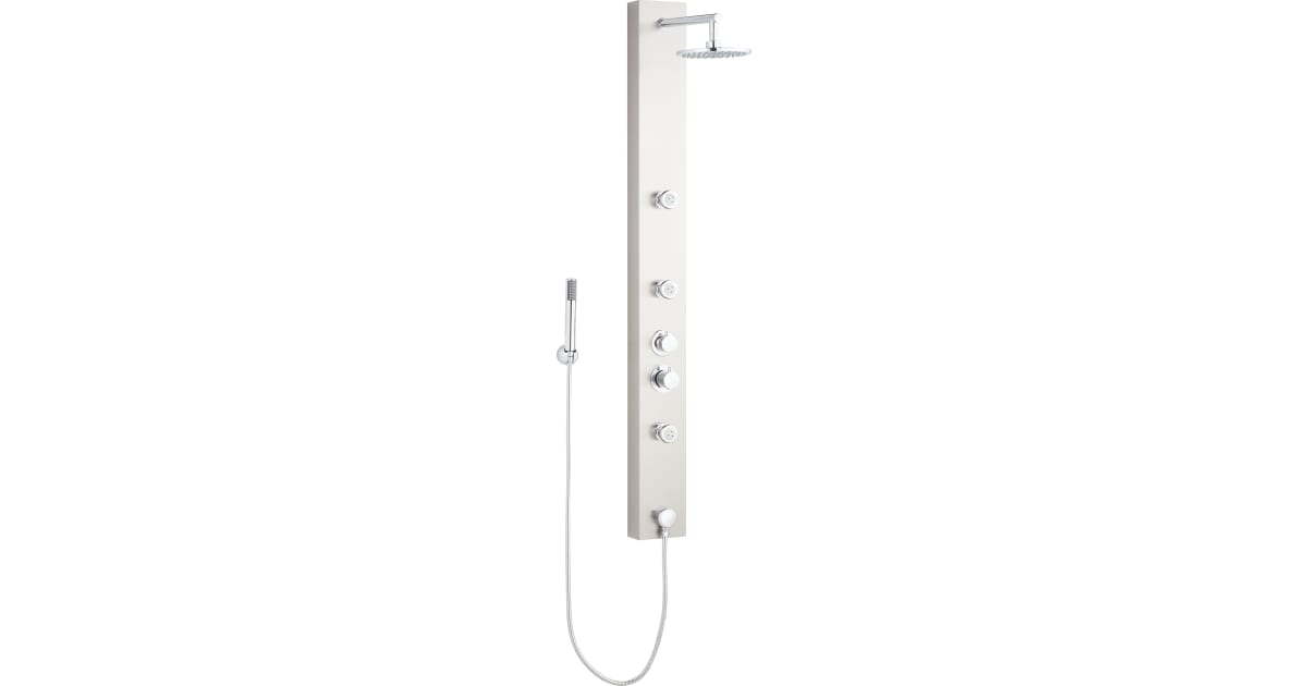 Signature Hardware 473841 Caeli Thermostatic Stainless Steel Shower ...