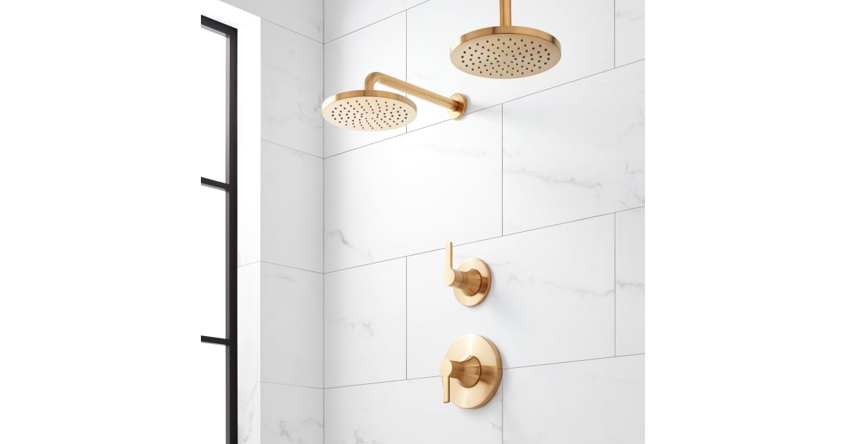 Signature Hardware 476239 Lentz Pressure Balanced Shower System with ...