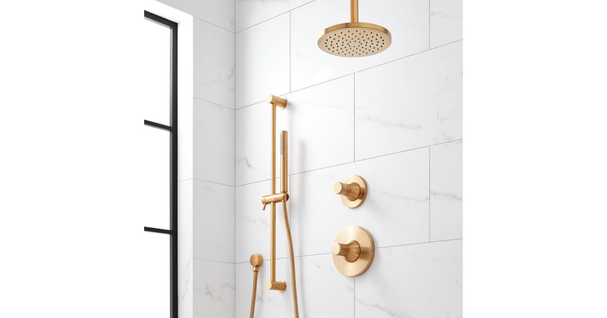 Signature Hardware 476279 Lentz Pressure Balanced Shower System with ...