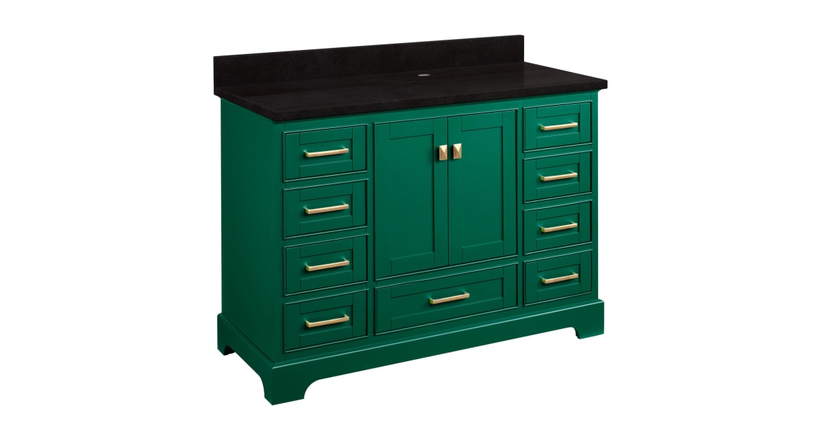 Signature Hardware 477561 Quen 48" Free Standing Single Vanity Set with ...