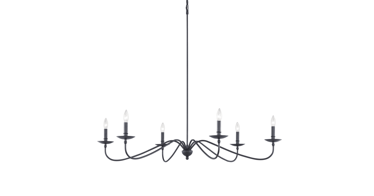 Signature Hardware 479818 Candler 6 Light 47" | Build.com