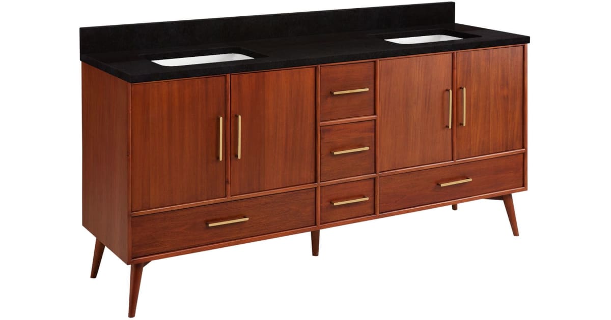 Signature Hardware 480909 Novak 72" Free Standing Double | Build.com