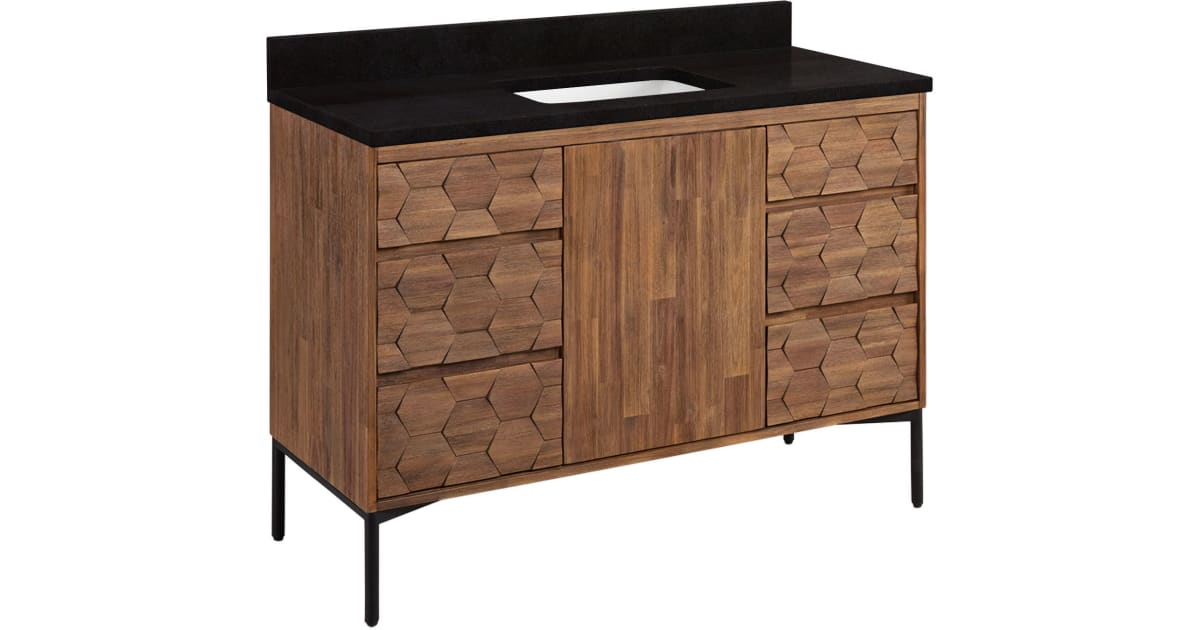 Signature Hardware 482323 Devora 48" Free Standing Single Vanity Set ...