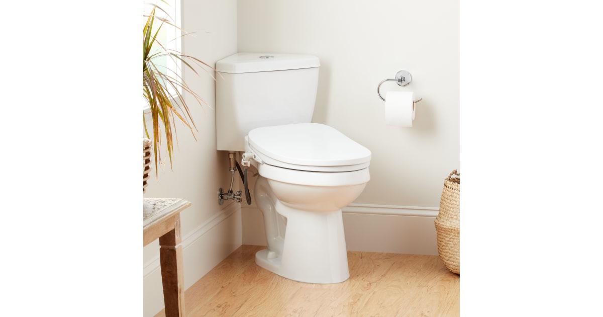 Signature Hardware 484121 Eastpointe 1.28 GPF Two Piece Elongated ...
