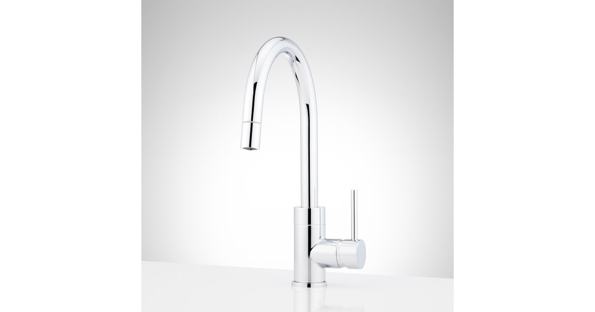 Signature Hardware SHXCRA137CP Ravenel 1.75 GPM Single Hole Pull Down ...