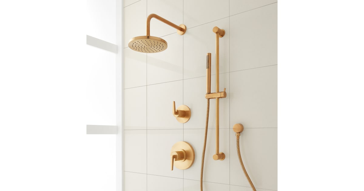 Signature Hardware SHK485239 Drea Pressure Balanced Shower System with ...