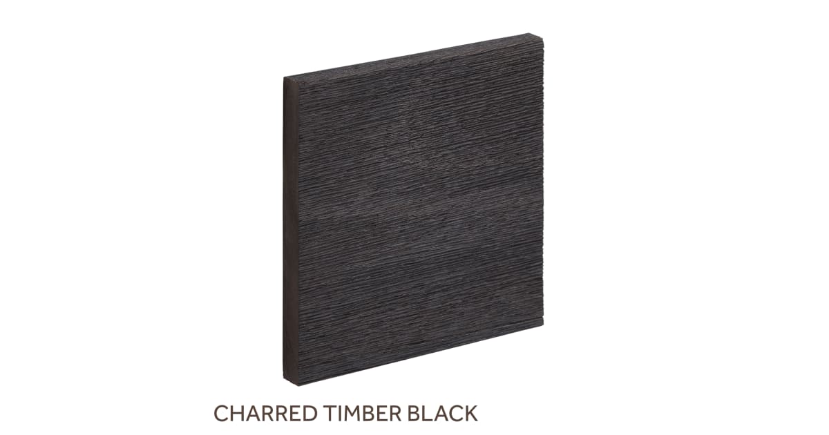 Signature Hardware 485576 Wood Finish Sample - Charred Timber Black ...