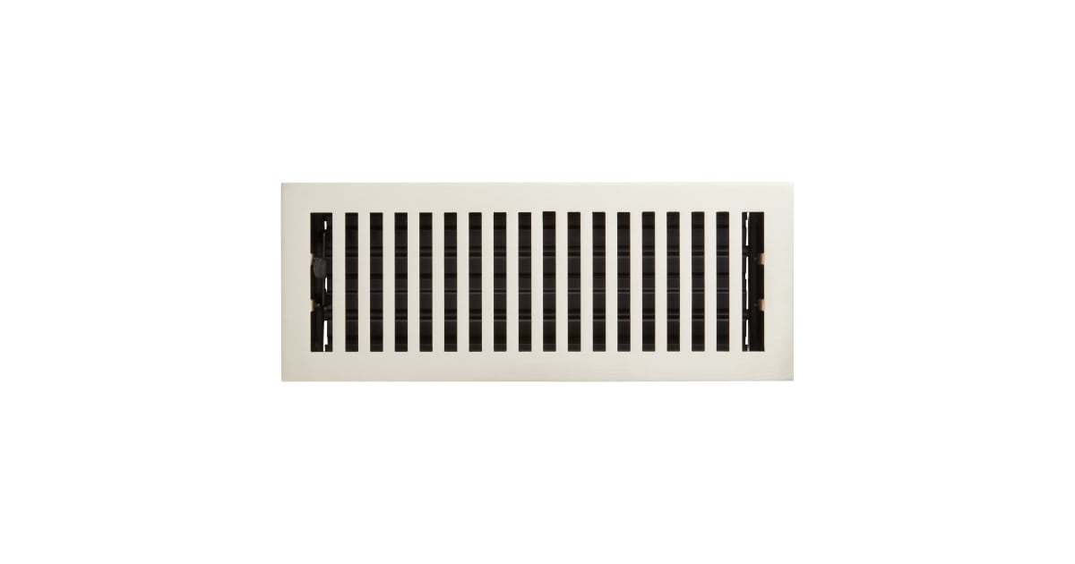 Signature Hardware 489237 Modern Steel Floor/Wall Register - 4" x 14 ...