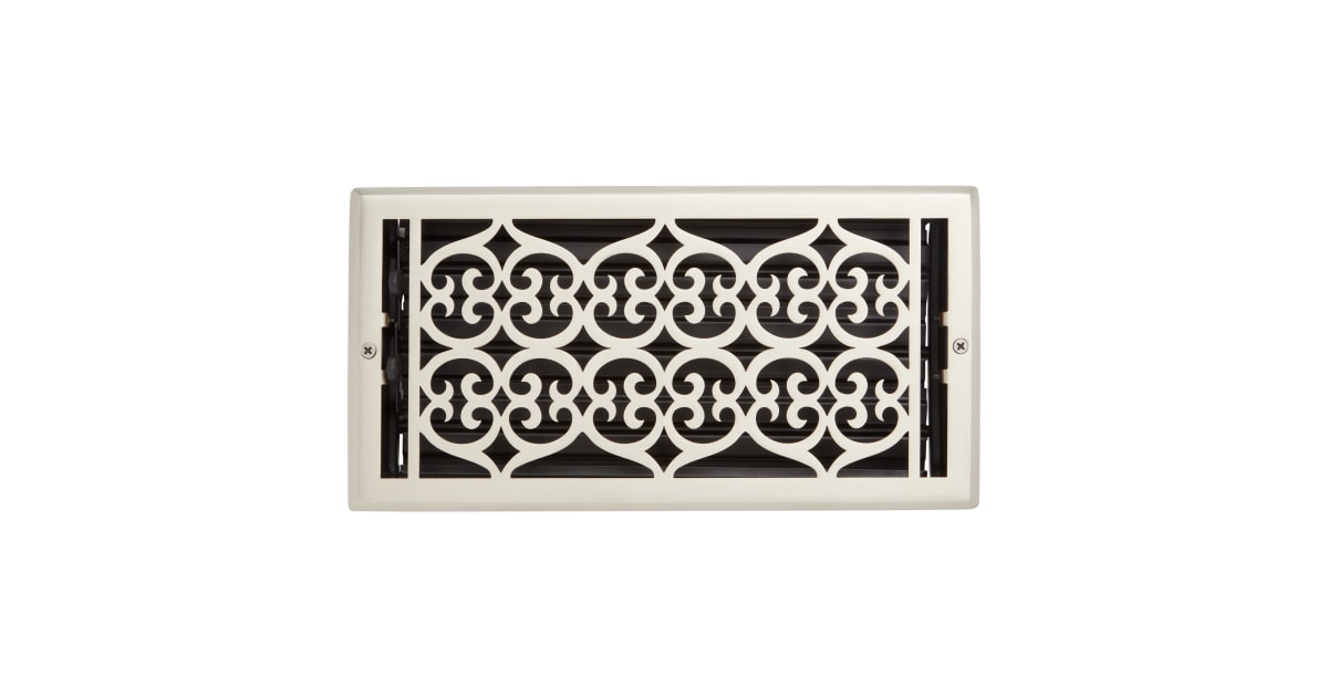 Signature Hardware 489291 Old Victorian Steel Oversized Wall Register ...