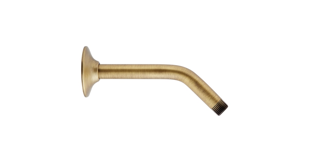 Signature Hardware SHSK85AGBR FundamentALL 8" Wall-Mount Shower Arm and ...