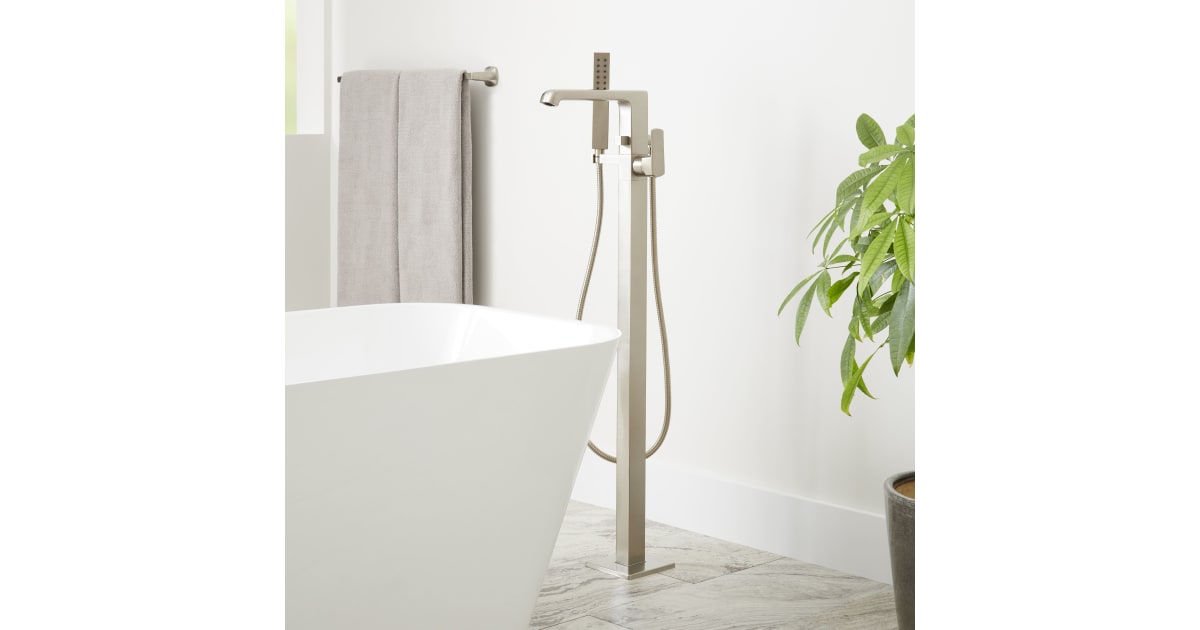Signature Hardware SHK497489 Sefina Floor Mounted Tub Filler Faucet ...