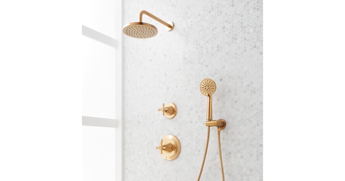 Signature Hardware SHK497702 Elita Pressure Balanced Shower System with ...