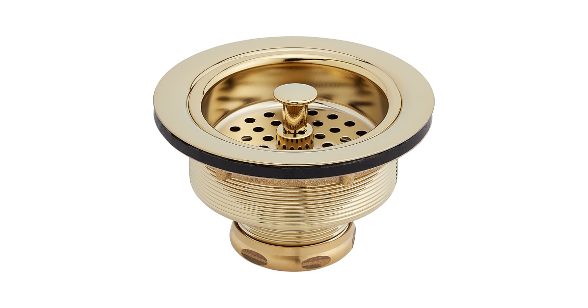 Signature Hardware SIG498143 3-1/2" Basket Strainer for Sinks up to 1 ...