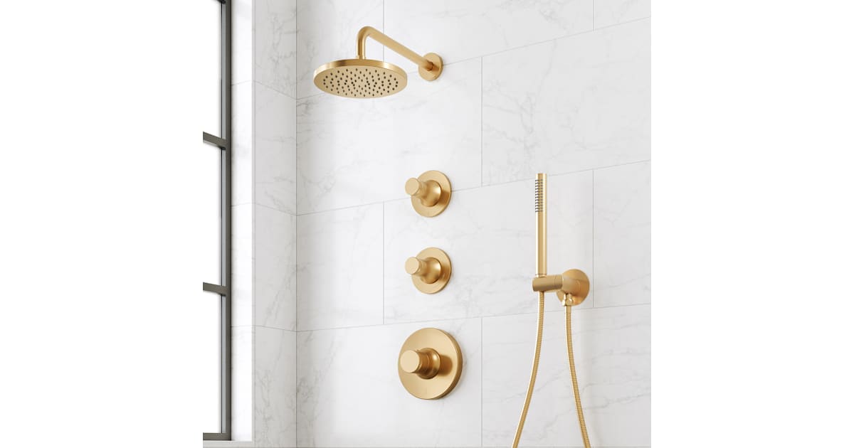 Signature Hardware SHK498475 Lentz Thermostatic Shower System with ...