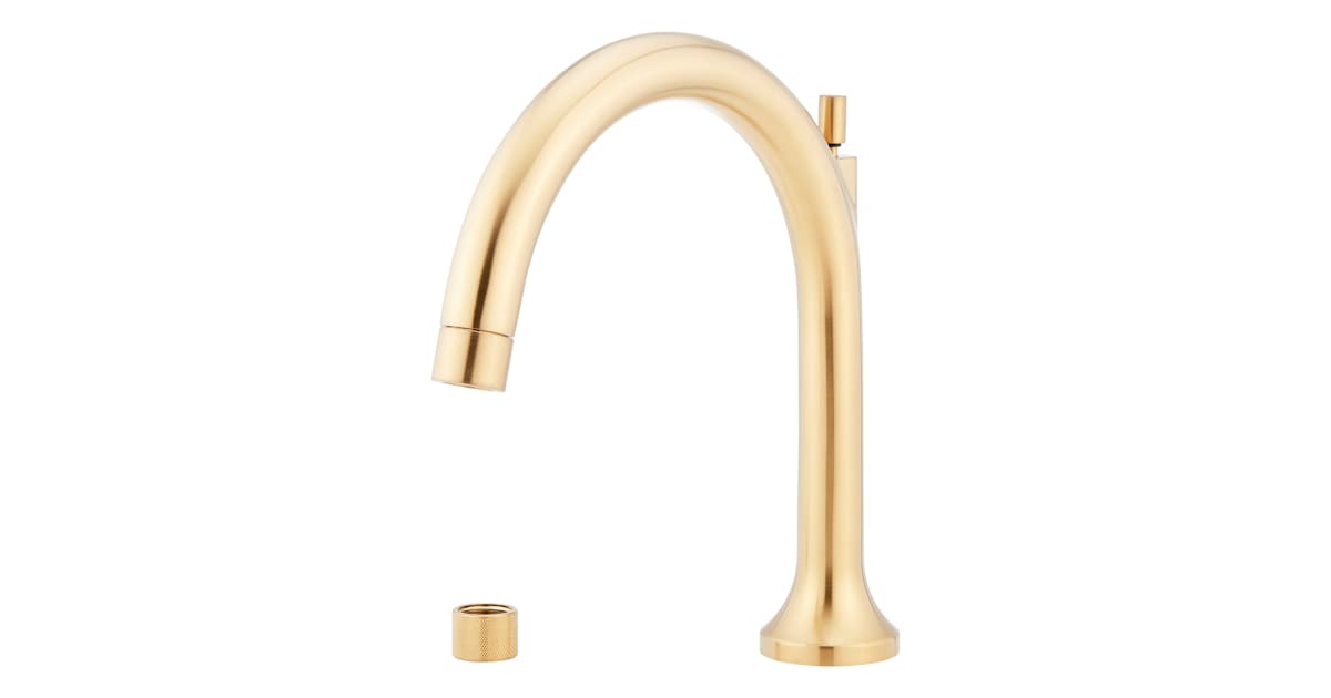 Signature Hardware SHLZ4RTLHGBG Lentz Deck Mounted Roman Tub Filler ...