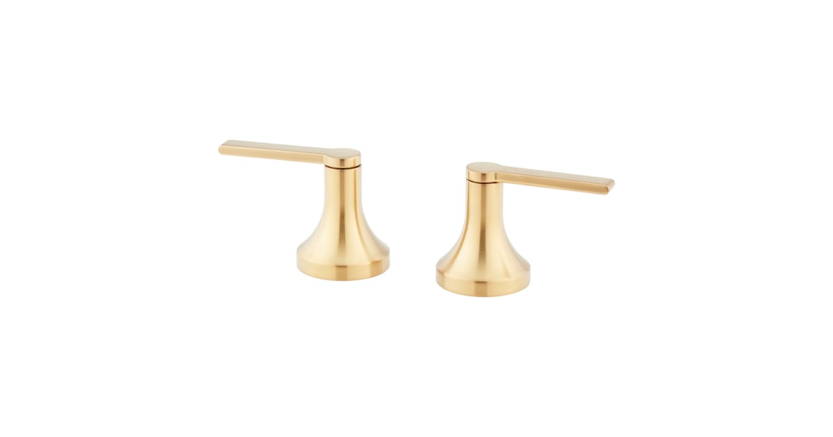 Signature Hardware SHLZ4RTLEVBG Lentz Lever Roman Tub Faucet Handles ...