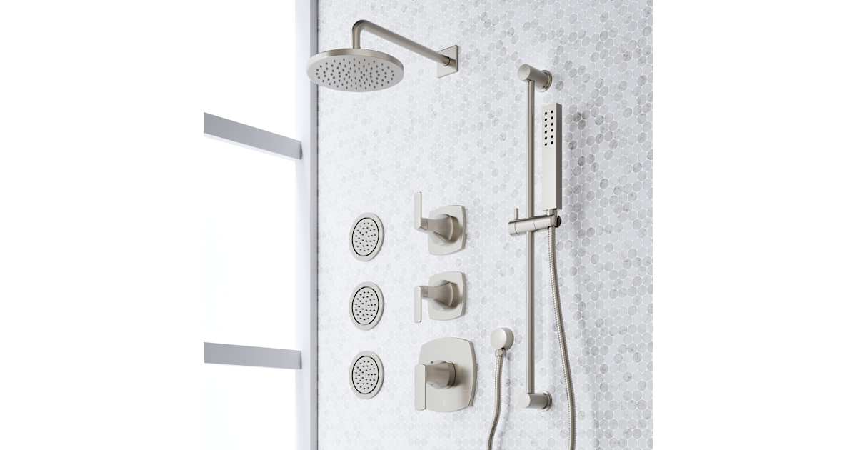 Signature Hardware SHK559245 Sefina Thermostatic Shower System with ...