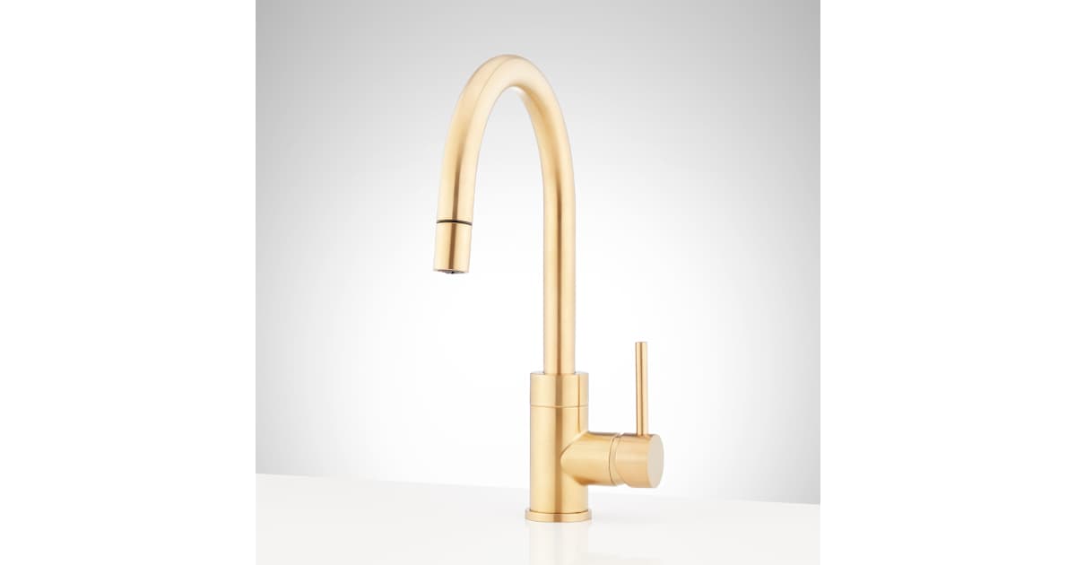Signature Hardware SHXCRA137BG Ravenel 1.75 GPM Single Hole Pull Down ...