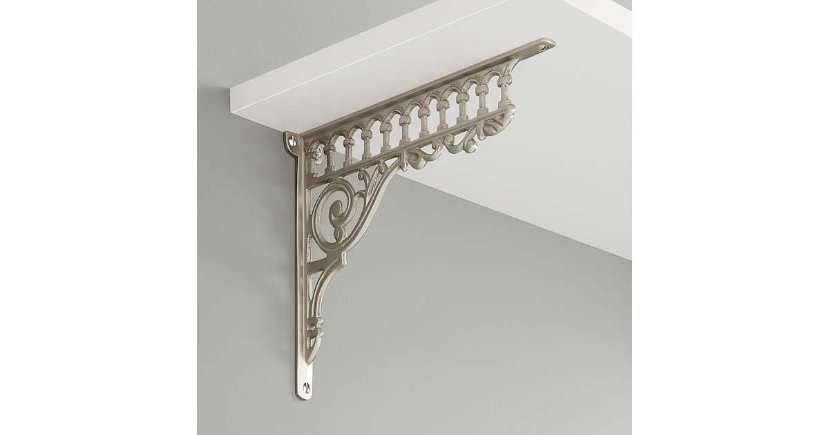 Signature Hardware 560331 10-1/4" Cressida Brass Shelf Bracket ...