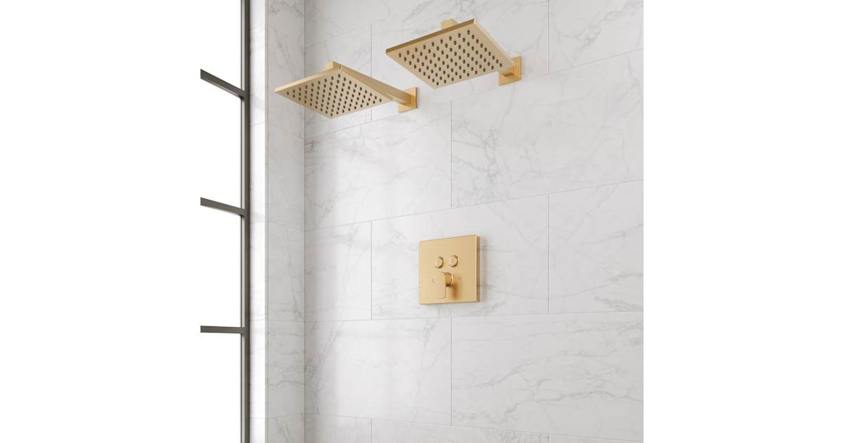 Signature Hardware SIG561752 Hibiscus Pressure Balanced Shower System ...