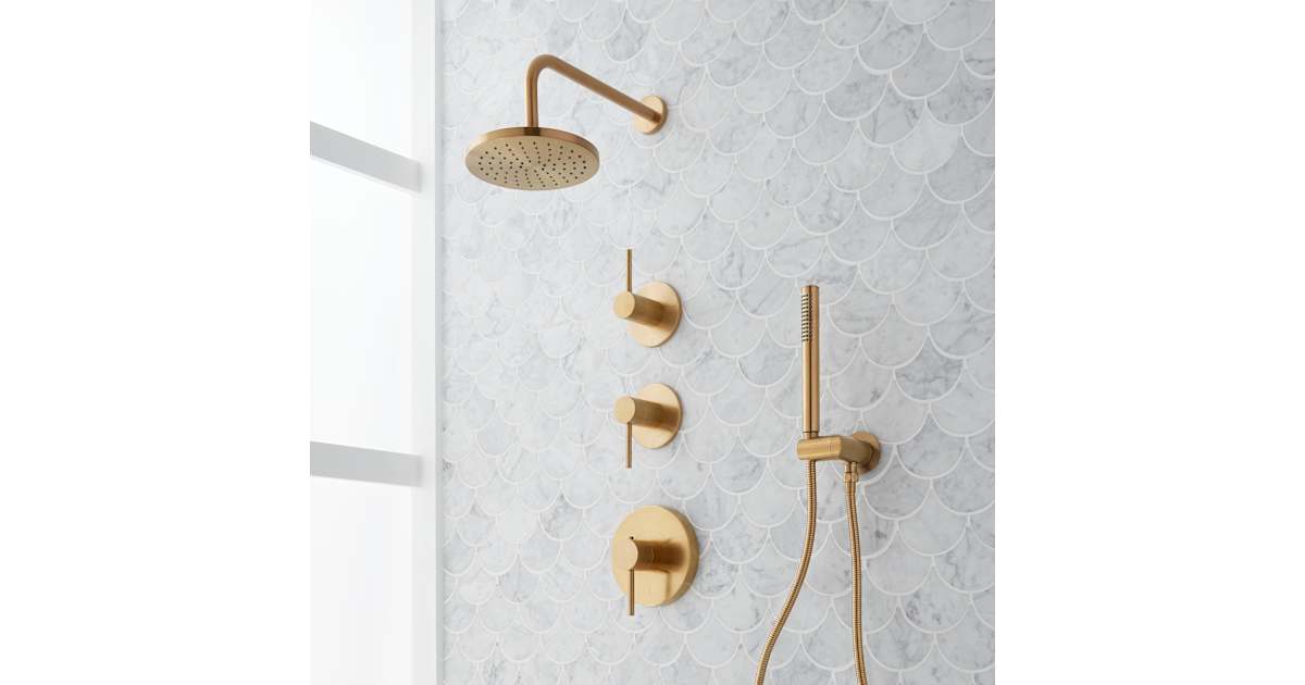 Signature Hardware SHK483771 Lexia Thermostatic Shower System with ...