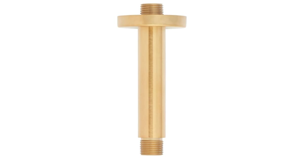 Signature Hardware SHRSC40BG 4" Round Ceiling-Mount Shower Arm ...