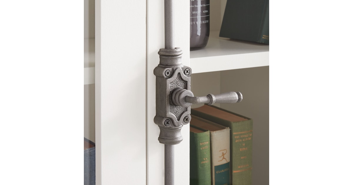 Signature Hardware 441230 Mini Lever 26-1/2 Inch Tall Iron Cremone Bolt ...