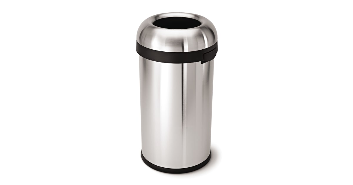 simplehuman CW1466 13 Gallon Bullet Open Trash Can | Ferguson Home