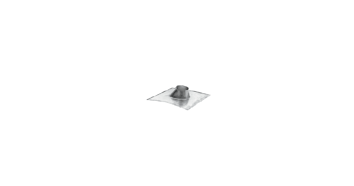 Simpson Dura-Vent 143 6" Type B Gas Vent Adjustable Roof Flashing 0/12 ...