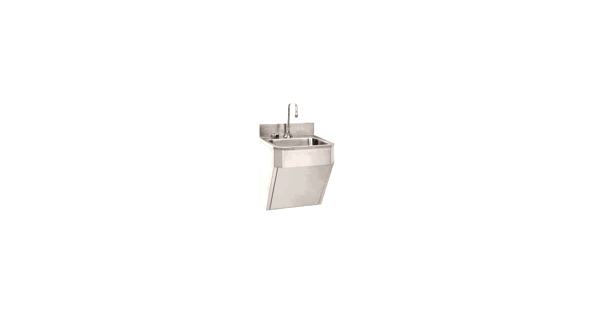 Sloan 3850053 Stainless Steel Hand Washing Sink with Sloan OPTIMA ...