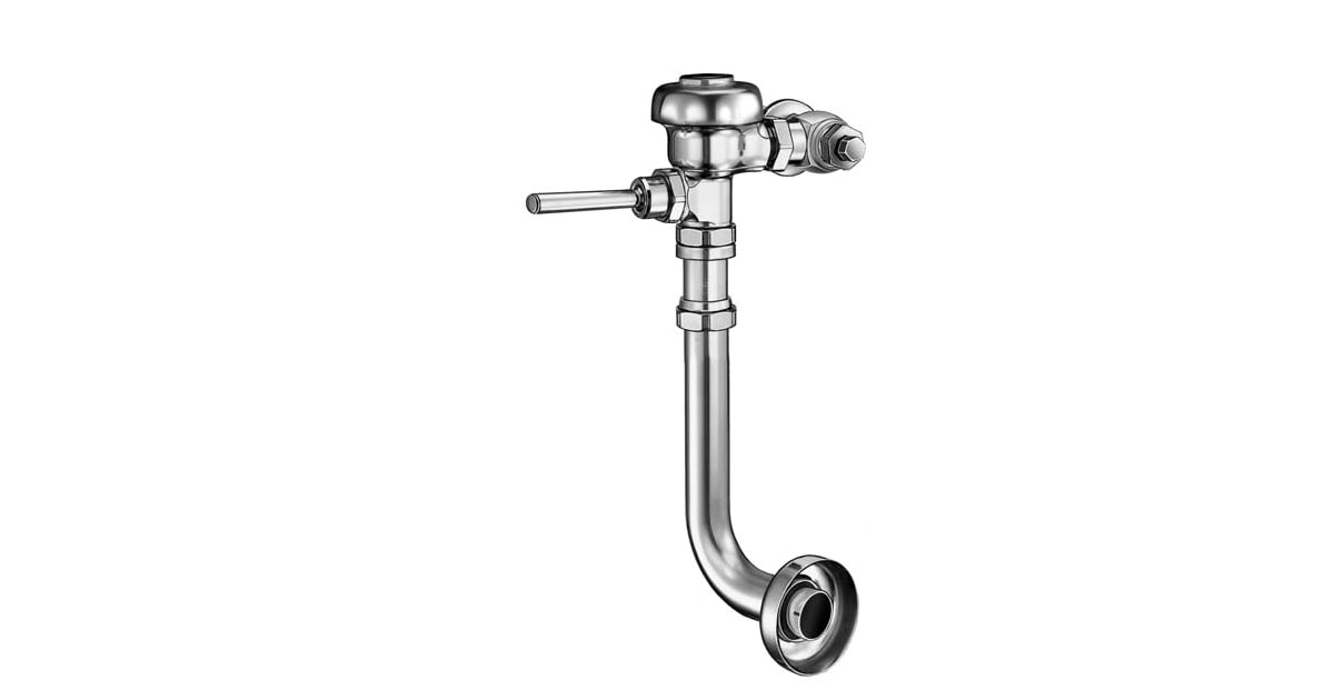 Sloan 3080953 Exposed Water Closet Flushometer, for floor mounted back ...