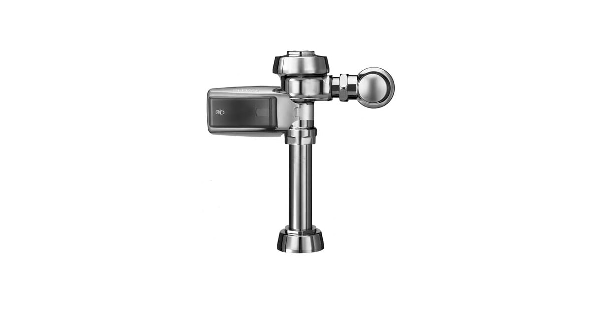 Sloan 3910072 Water Conserving (1.2 gpf) Exposed, Battery Powered ...