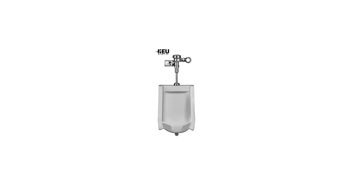Sloan 10021402 High Efficiency Urinal features a battery-powered ...