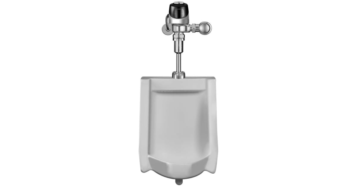 Sloan 10001411 Efficiency 0.125 GPF Urinal with Top Spud Placement and ...