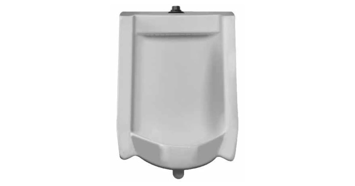 Sloan 1101009 Efficiency Dual Flush 0.125 to 0.5 GPF Urinal with Top ...