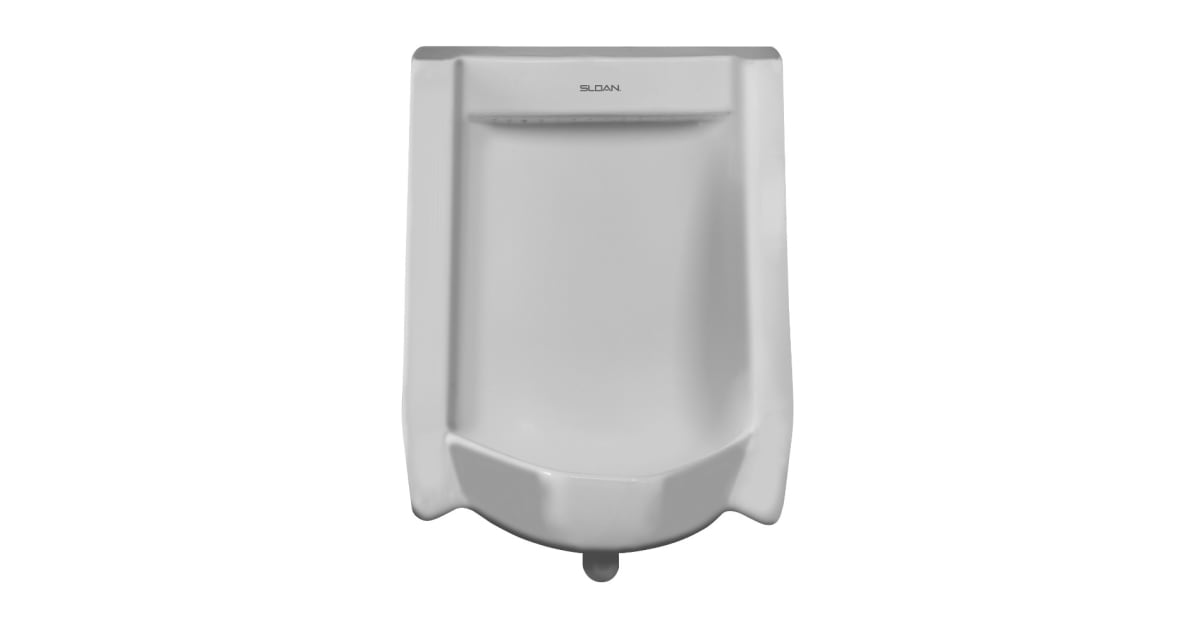 Sloan 1101012 Efficiency 0.25 GPF Urinal with Rear Spud Placement ...