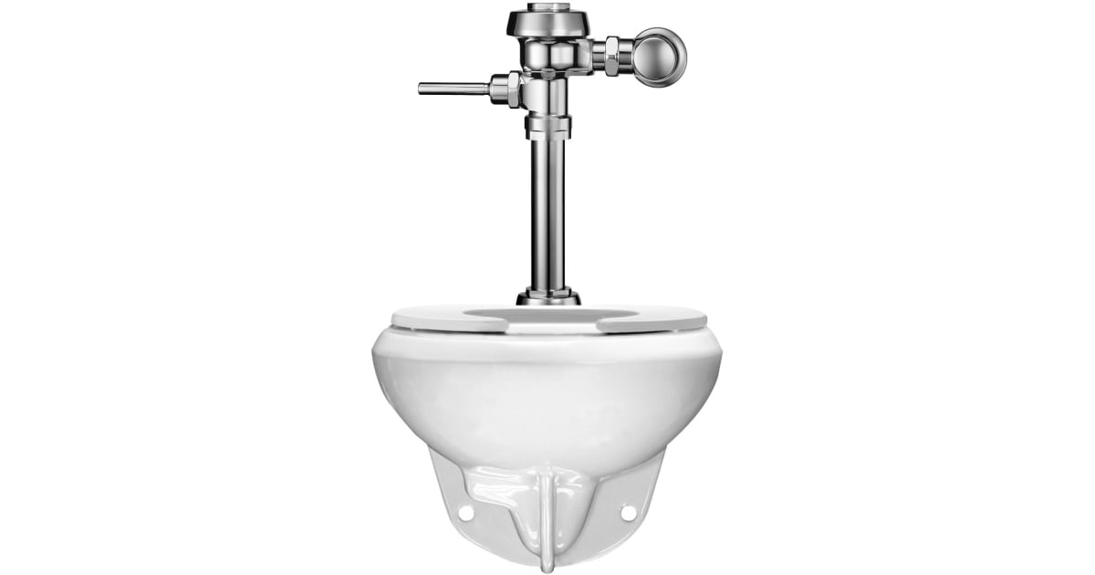 Sloan 20501001 1.28 One Piece Elongated Wall Hung Toilet with Royal ...