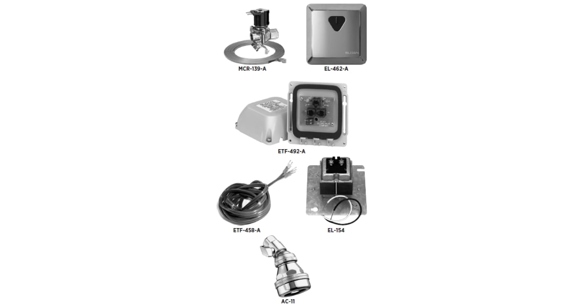 Sloan 3375019 Infrared Sensor-Activated, Electronic Shower Control for ...