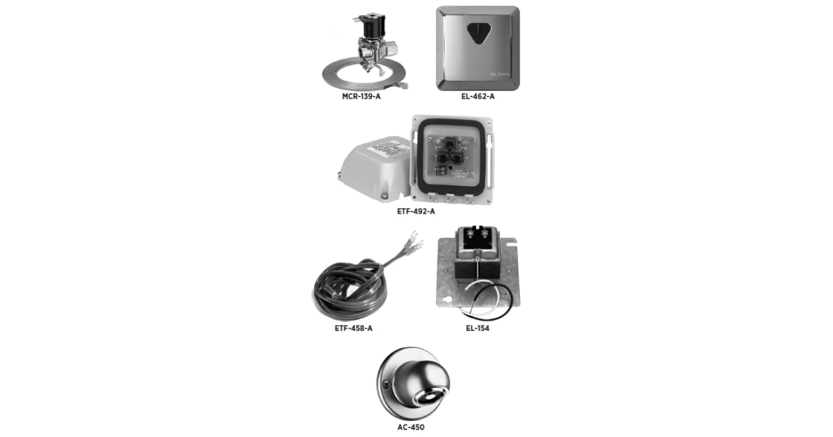 Sloan 3375020 Infrared Sensor-Activated, Electronic Shower Control for a Single, Pre-Mixed ...