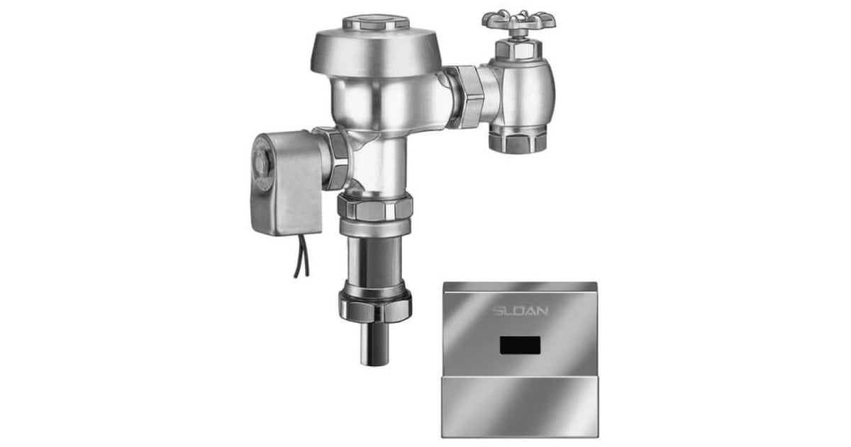 Sloan 3453050 Royal 1.5 GPF ADA Flushometer with Top Spud Placement ...