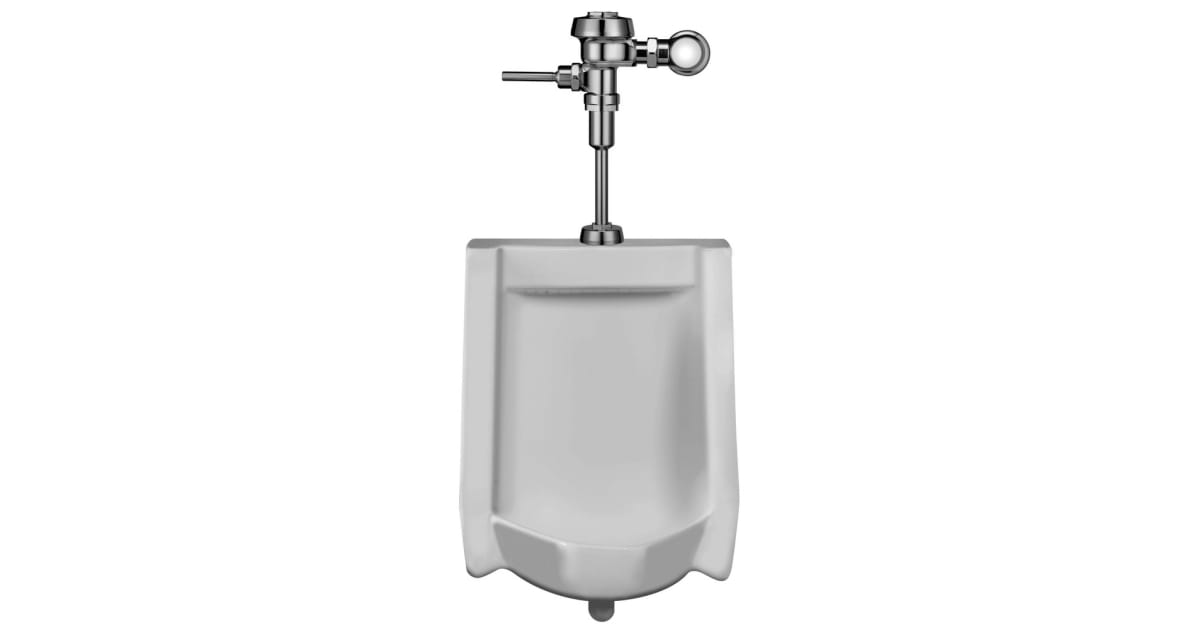 Sloan 10001001 0.125 GPF Top Spud Urinal - Flushometer Included ...