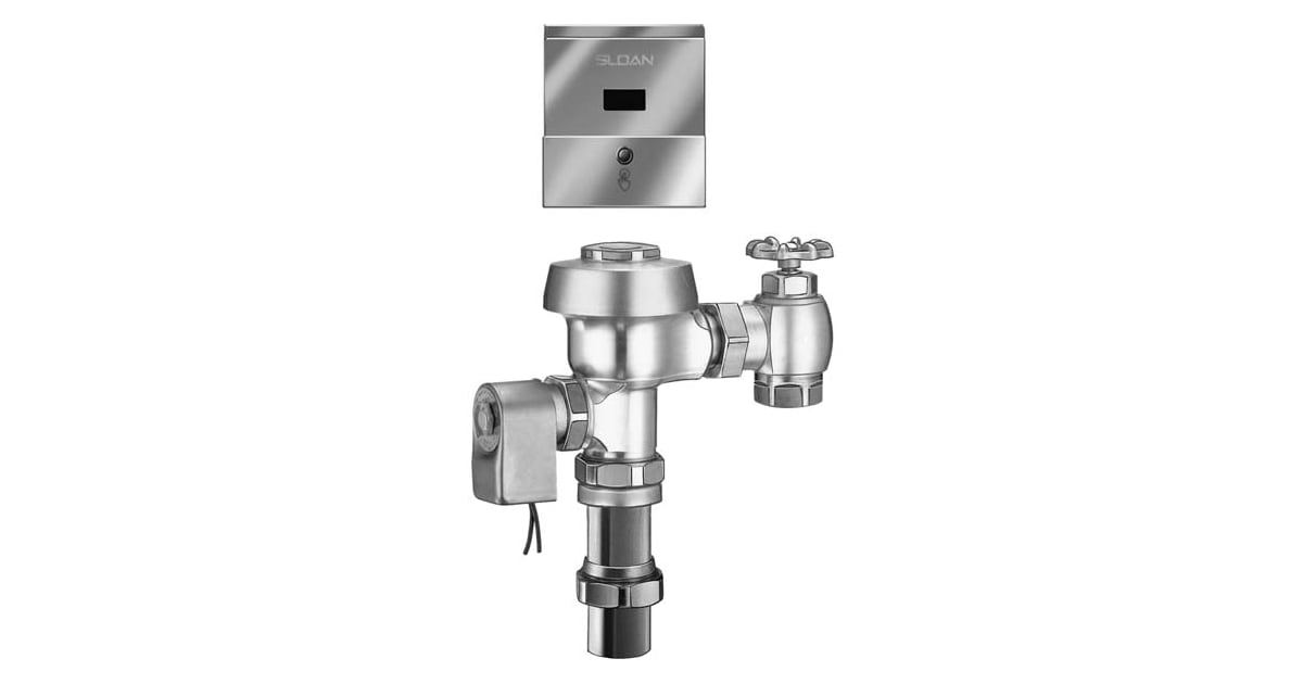 Sloan 3451500 Water Saver (3.5 gpf) Concealed Sensor Operated Royal(R ...