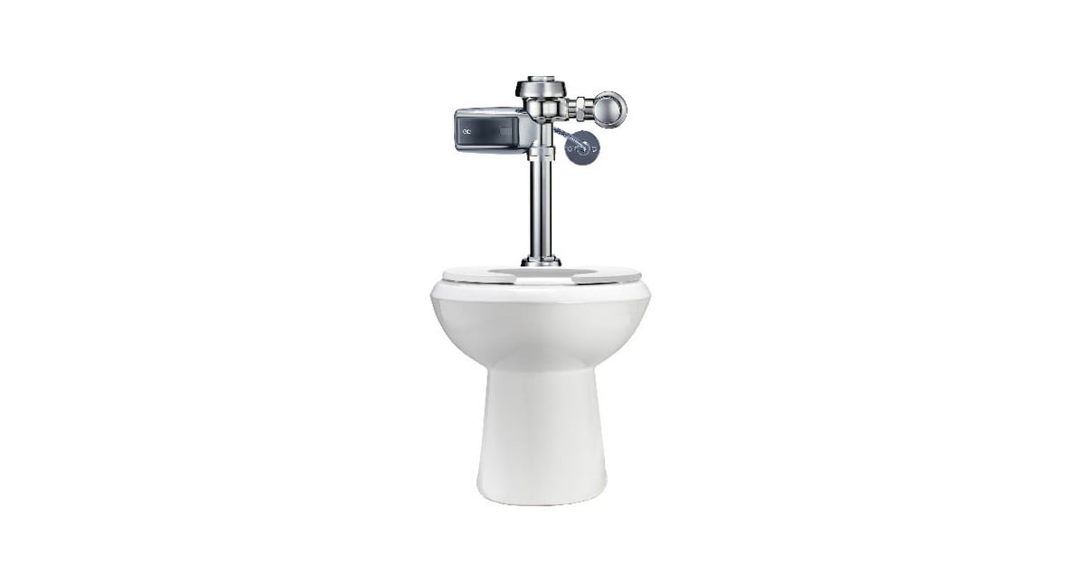 Sloan 20001302 High Efficiency Toilet features a hardwired, sensor ...