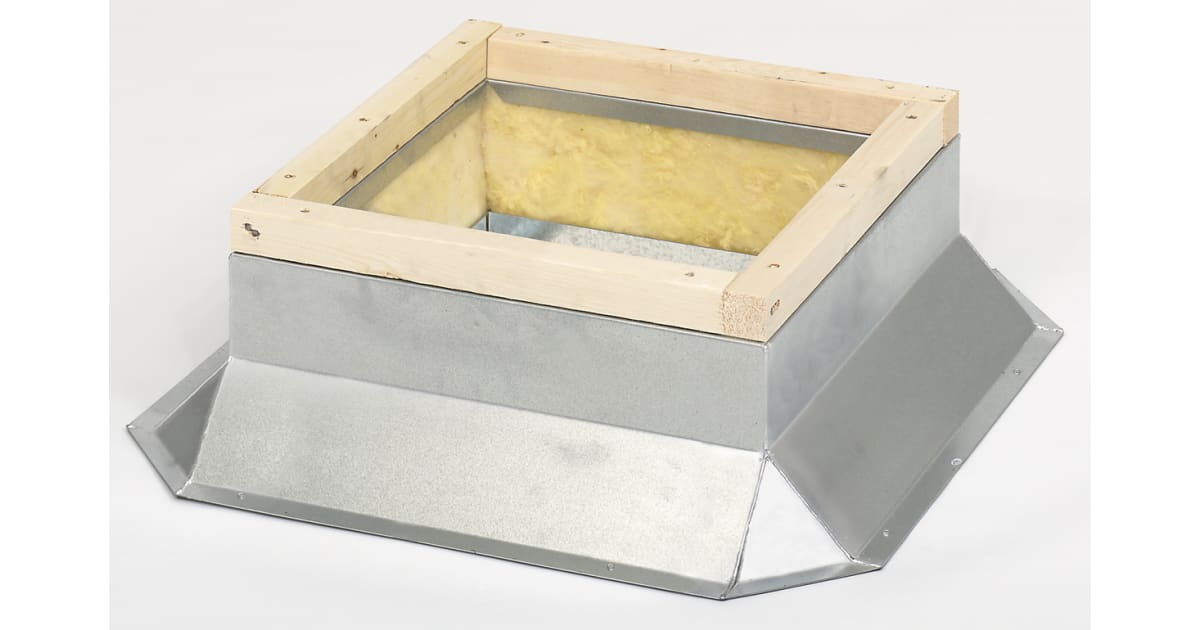 Soler and Palau 611227 27-3/4" x 12" Canted Roof Curb | Ferguson Home