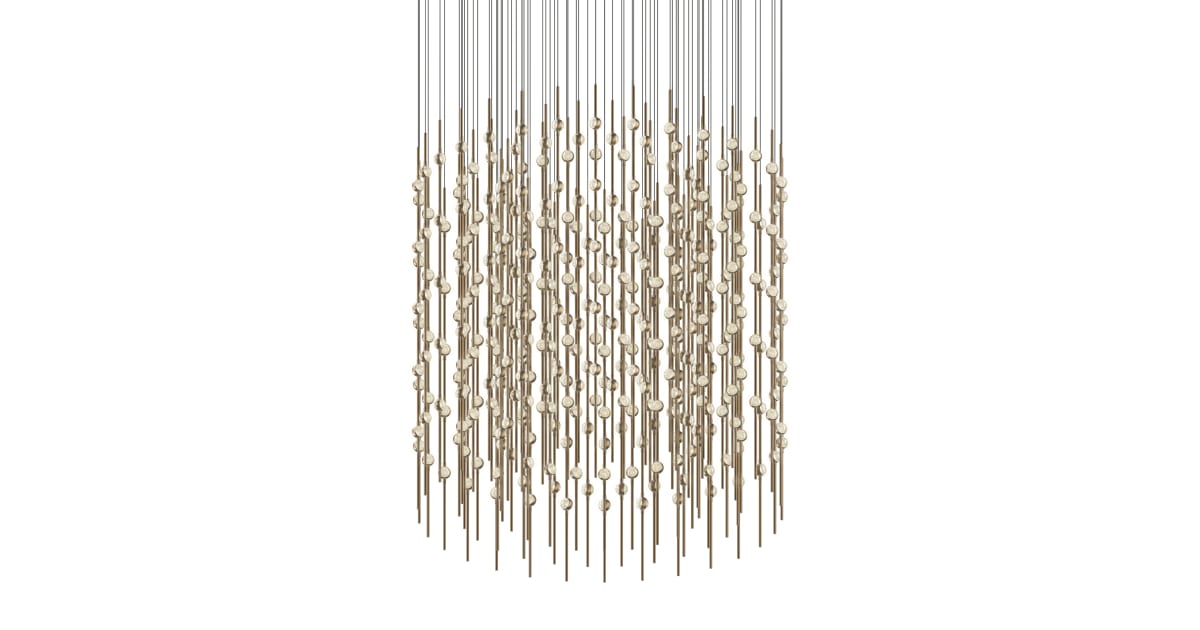 Sonneman 2172.38C Constellation Centaurus Cylinder 3 Light 48" Wide LED ...