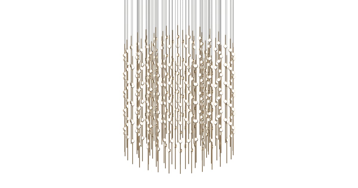 Sonneman 2172.38W Constellation Centaurus Cylinder 3 Light 48" Wide LED ...