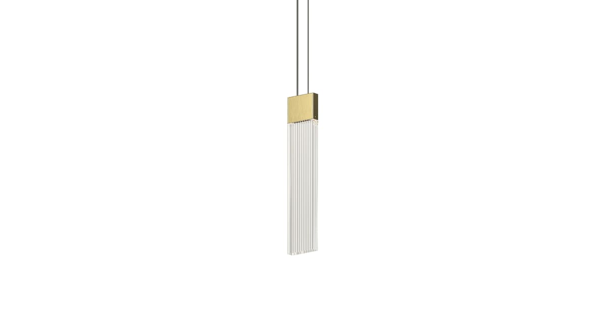 Sonneman 3091.14 V Panels 3" Wide Suspension Mini Pendant | Build.com