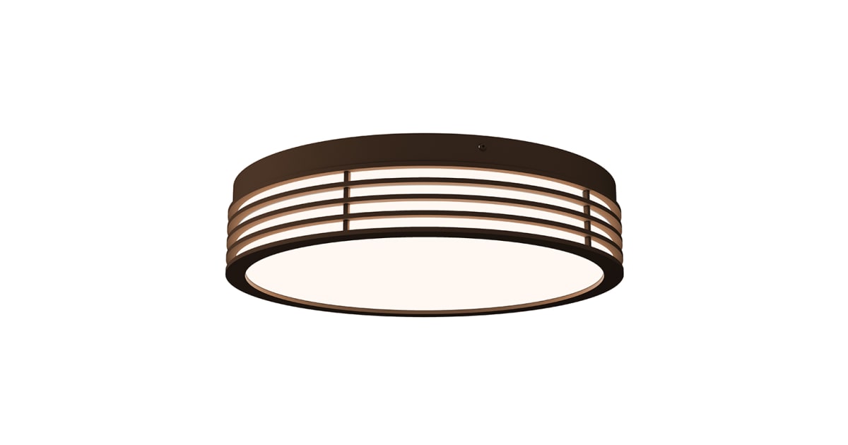 Sonneman 7422.72 Marue 15" Wide LED Flush Mount Drum Ceiling Fixture ...