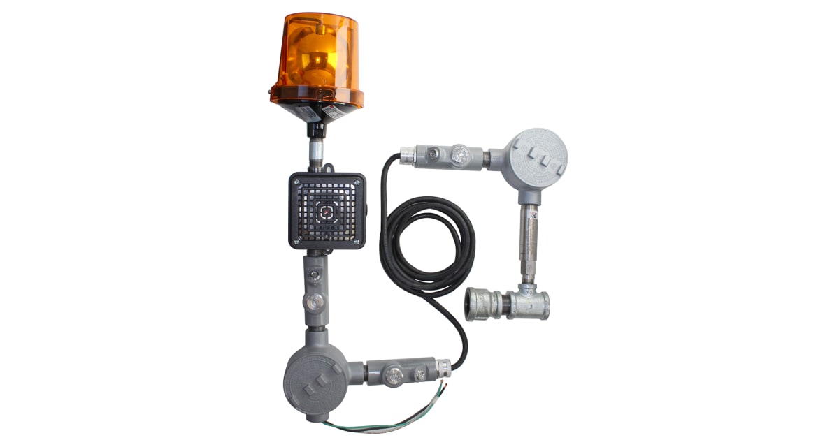 Speakman AL2-C1D2 Alarm System with Flow Switch, Light, and Horn to ...