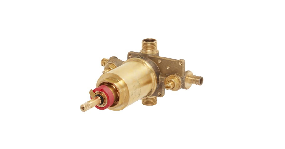 Speakman CPV-TP-PXC SentinelPro Thermostatic Shower Valve with Crimp ...